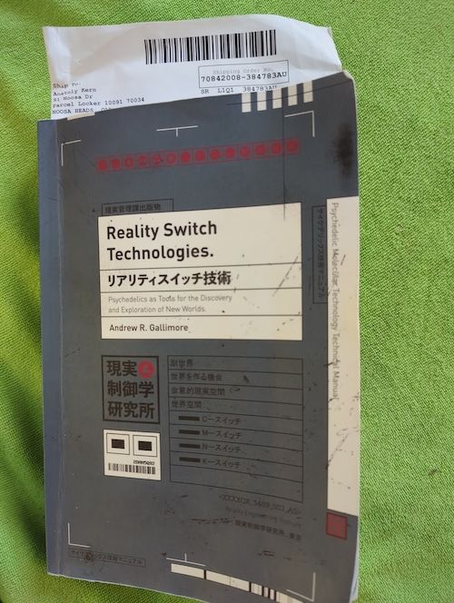 Review of the Reality Switch Technologies book by Andrew R. Gallimore.